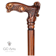 Wild Boar Unique Wooden Cane Walking Stick – GC-Artis Walking Sticks Canes