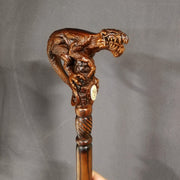Swamp monster wooden walking stick cane – GC-Artis Walking Sticks Canes